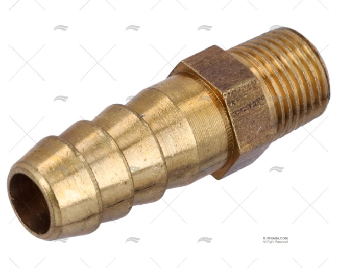 CONECTOR UNIVERSAL TUBO 3/8"-1/8"NPT - NOVA ARGONAUTICA